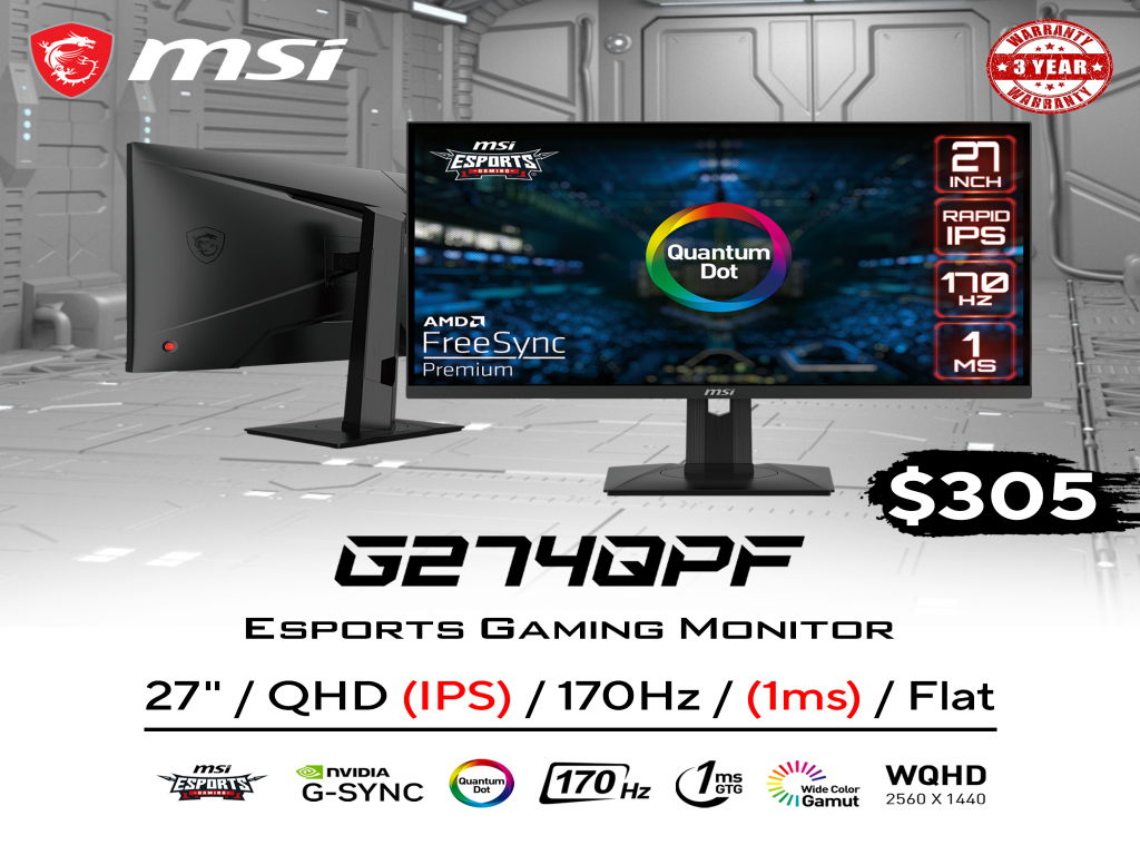 Monitor MSI G274QPF Gaming