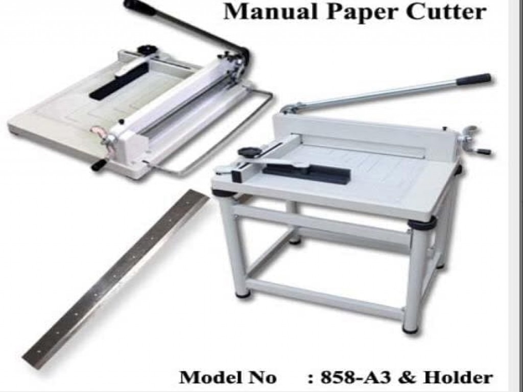 manual paper cutter 858-A3